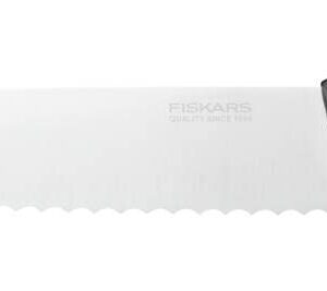 Fiskars Bread Knife, Functional Form, Total Length: 34 cm, Japanese Stainless Steel/Plastic, 1057538