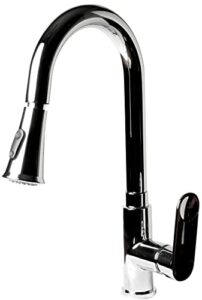 alfi brand abkf3480-pc kitchen faucet, 15.25"h, polished chrome