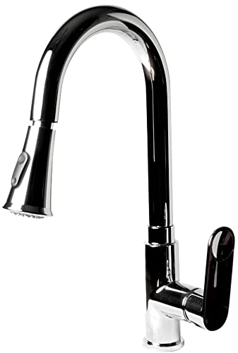 ALFI brand ABKF3480-PC Kitchen Faucet, 15.25"H, Polished Chrome