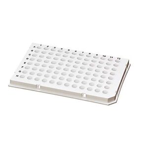 labforce 1139y51pk, amplifyt 96 well pcr plate, light cycler, semi-skirt, white, pack of 10