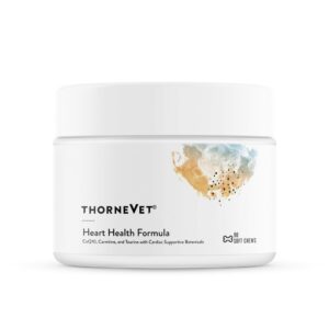 thornevet heart healthy formula – cardiovascular support for dogs & cats, 90 soft chews