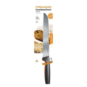 Fiskars Bread Knife, Functional Form, Total Length: 34 cm, Japanese Stainless Steel/Plastic, 1057538