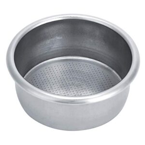 54mm coffee stainless filter basket, two cup-single wall, non-pressure filter accessories compatible with portafilter coffee machine accessory