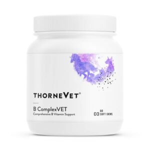 thornevet b complexvet – vitamin b complex support for dogs, cats & horses, 60 soft chews