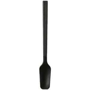 muji 82932423 silicone jam spoon, approx. 7.5 inches (19 cm), black