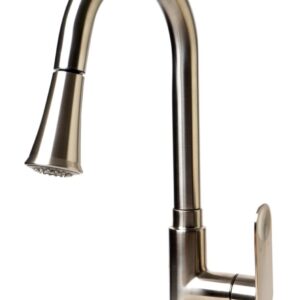 ALFI brand ABKF3480-BN Kitchen Faucet, 15.25"H, Brushed Nickel