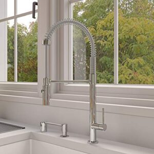 alfi brand abkf3732-pc kitchen faucet, 22.5"h, polished chrome