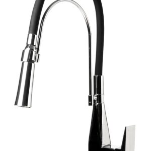 ALFI brand ABKF3023-PC Kitchen Faucet, 20.5"H, Polished Chrome