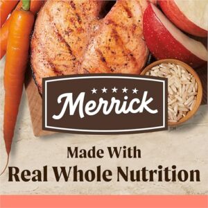 Merrick Healthy Grains Premium Adult Dry Dog Food, Wholesome And Natural Kibble With Salmon And Brown Rice - 4.0 lb. Bag