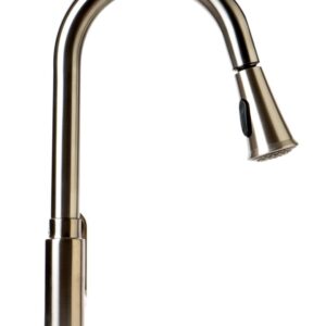 ALFI brand ABKF3480-BN Kitchen Faucet, 15.25"H, Brushed Nickel