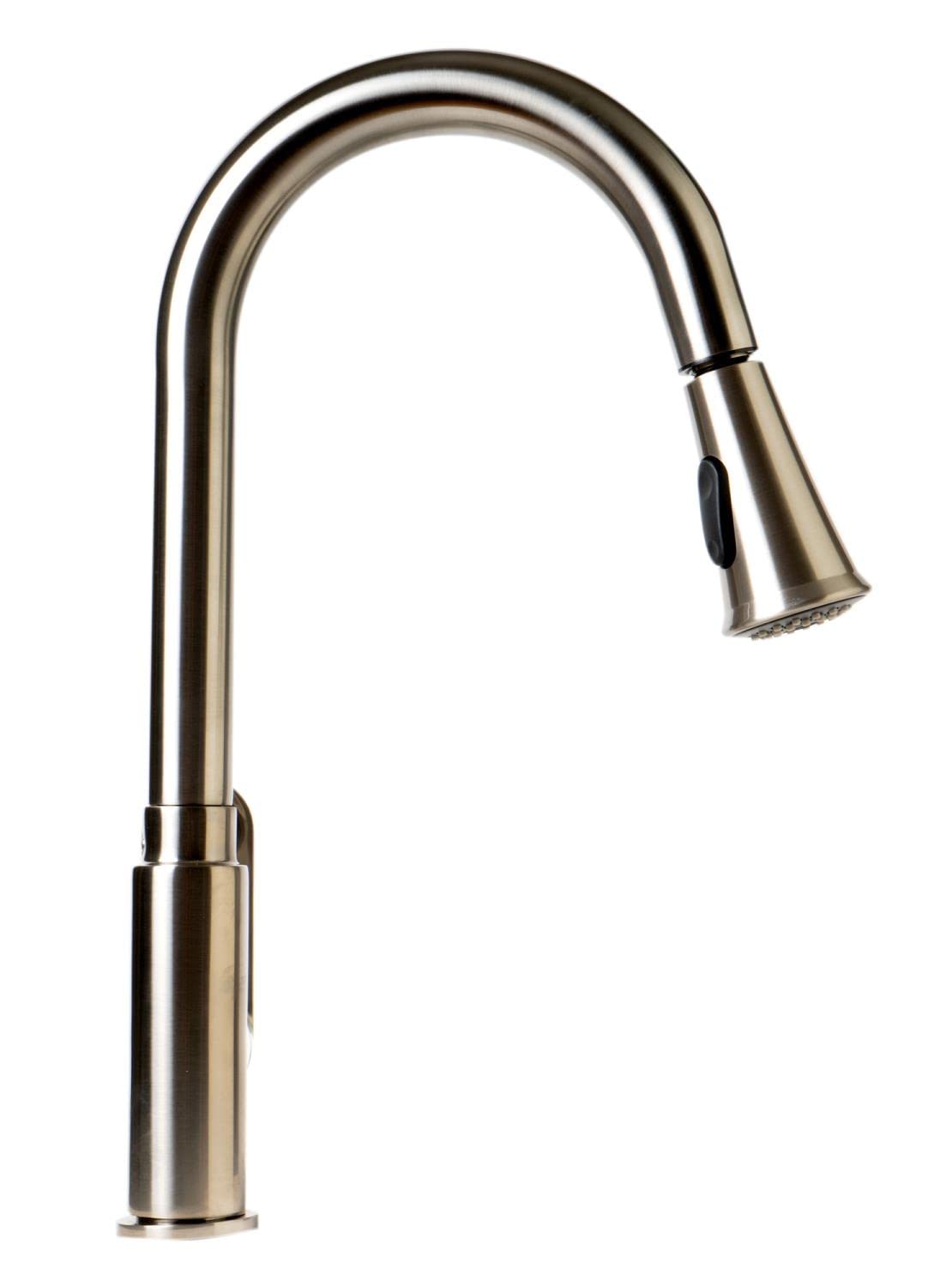 ALFI brand ABKF3480-BN Kitchen Faucet, 15.25"H, Brushed Nickel