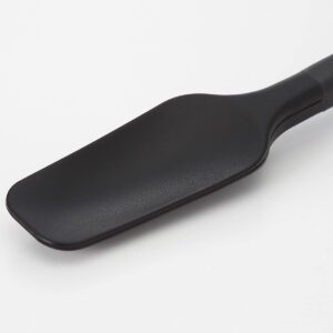 MUJI 82932423 Silicone Jam Spoon, Approx. 7.5 inches (19 cm), Black