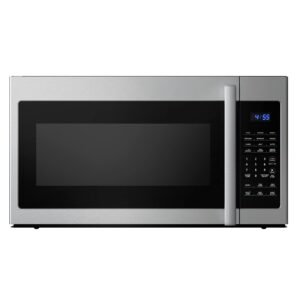 galanz glomja17s2b-10 over-the-range microwave, energy saving/eco mode, 30-second express cooking, 9 auto-cook programs, 1000w/120volts, 1.7 cu.ft, stainless steel