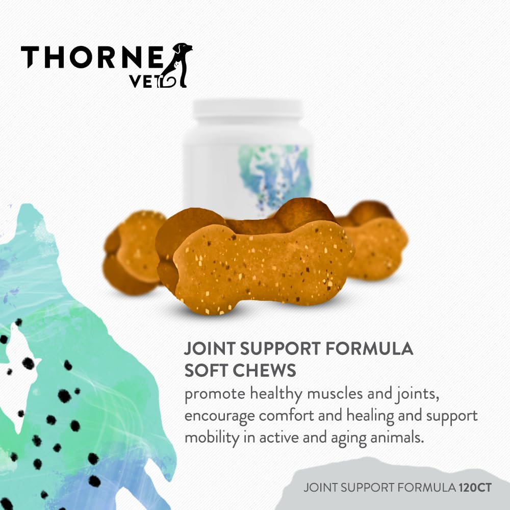 ThorneVET Joint Support Formula – Dog & Cat Joint Health Support, 120 Soft Chews