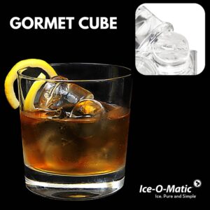 Ice-O-Matic UCG130A Undercounter Gourmet Cube Ice Maker Machine with Bin, Air Cooled, 121 lb/24 hr