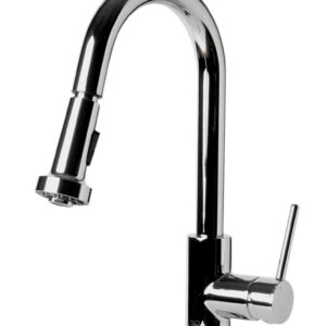 ALFI brand ABKF3262-PC Kitchen Faucet, 14.9"H, Polished Chrome