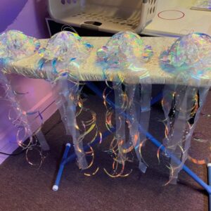 Cheerland Iridescent Jellyfish Under The Sea Little Mermaid Party Decoration Party Table Centerpiece Hanging Jelly Fish Decor Ocean Theme Birthday Wedding Bridal Baby Shower Party Supplies