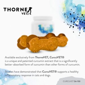 ThorneVET CurcuVET-SA150 – Joint, Muscle, Liver & GI Support for Medium & Large Dogs, 90 Soft Chews