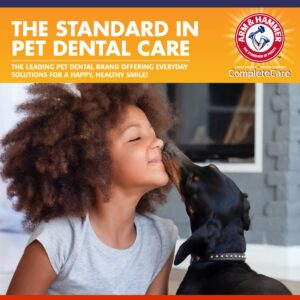 Arm & Hammer Dog Dental Kit - Enzymatic Dog Toothpaste 2.5 oz Chicken Flavor - Dog Toothbrush & Finger Brush - Tartar & Gum Cleaning with Baking Soda Enhanced Formula - Complete Dental Care for Dogs