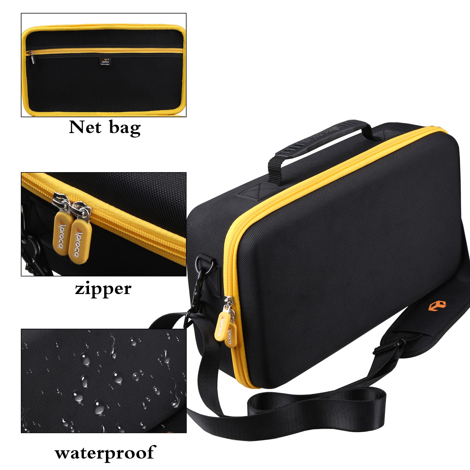 Aproca Hard Travel Storage Carrying Case, for DEWALT 20V MAX XR Reciprocating Saw(DCS367B)