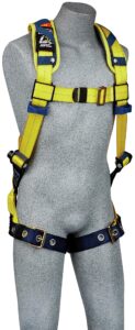 3m dbi-sala delta comfort vest-style scaffolding harness 1100945, yellow, small, 1 ea