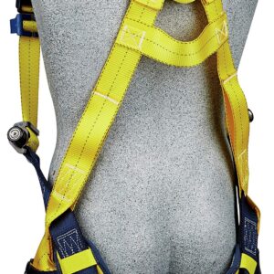 3M DBI-SALA Delta Comfort Vest-Style Scaffolding Harness 1100945, Yellow, Small, 1 EA