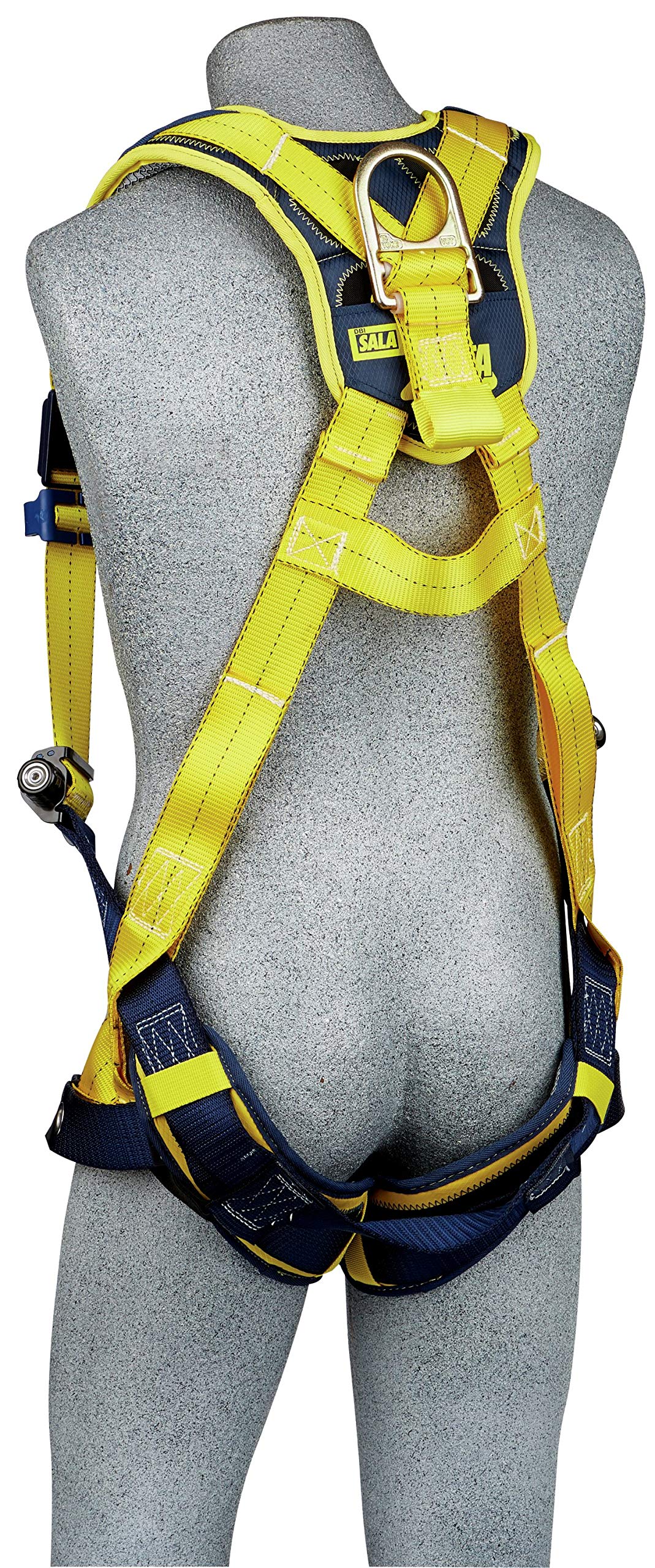 3M DBI-SALA Delta Comfort Vest-Style Scaffolding Harness 1100945, Yellow, Small, 1 EA