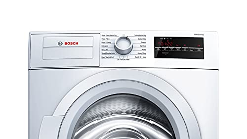 Bosch 300 Series 24-Inch Condensation Dryer - ENERGY STAR - WTG86403UC - White