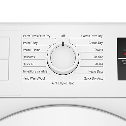 Bosch 300 Series 24-Inch Condensation Dryer - ENERGY STAR - WTG86403UC - White