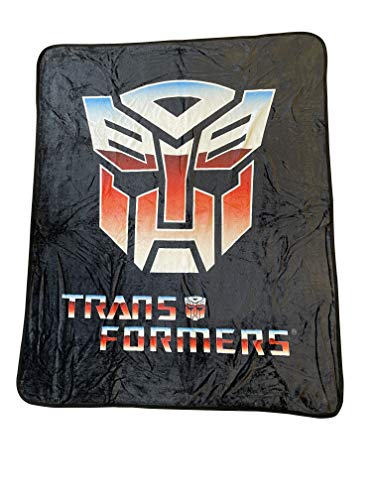 Transformers Hasbro Autobot Symbol 80's Cartoon Printed Plush Throw Blanket