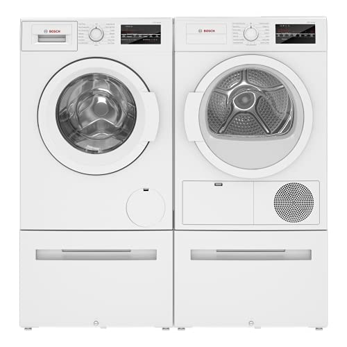 Bosch 300 Series 24-Inch Condensation Dryer - ENERGY STAR - WTG86403UC - White