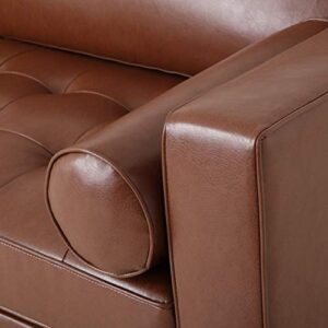 Christopher Knight Home Malinta Sofas, Cognac Brown + Espresso