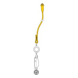 PETZL, Jane-i Single Compose A Fall Arrest Lanyard