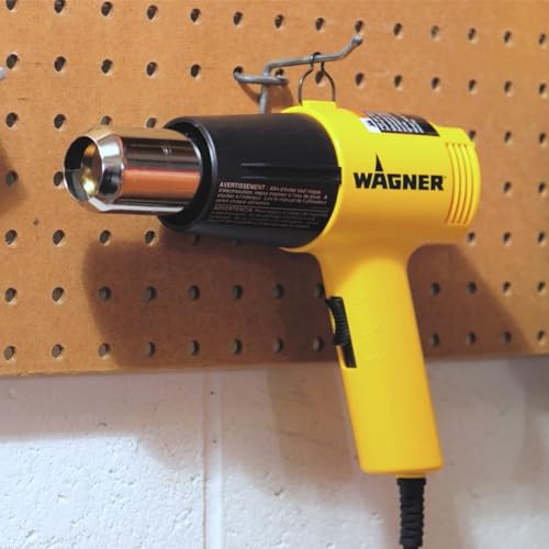 Wagner Spraytech 2417344 HT1000 Heat Gun Kit, 3 Nozzles Included, 2 Temp Settings 750ᵒF & 1000ᵒF, Great for Shrink Wrap, Soften Paint, Bend Plastic Pipes, Loosen Bolts and More