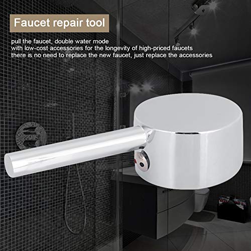 Faucet Lever Handle, 35mm Valve Core Sink Handle Replacement Faucet Faucet Handle, Zinc Alloy for Kitchen Bathroom Bath Accessories Bath Hardware