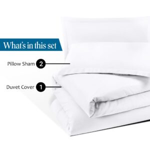 Luxury, Soft 800 Thread Count 100% Egyptian Cotton Oversized Super King (120"x98") Inch,3Pcs Duvet Cover Set with Zipper Closure & Corner Ties (1Duvet Cover & 2Pillowshams), Silver Solid