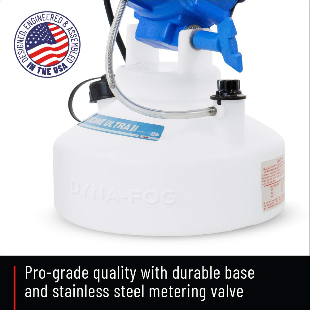 Curtis Dyna-Fog Hurricane Ultra II Corded ULV Hand Carry 1-Gallon Fogger Adjustable Particle Size 10-50 Microns