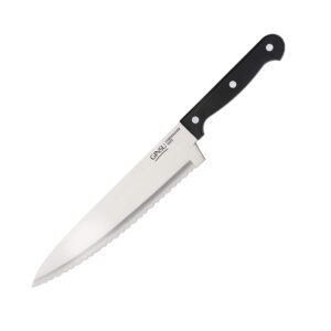 ginsu kiso 8" chef knife, black - dishwasher safe and always sharp