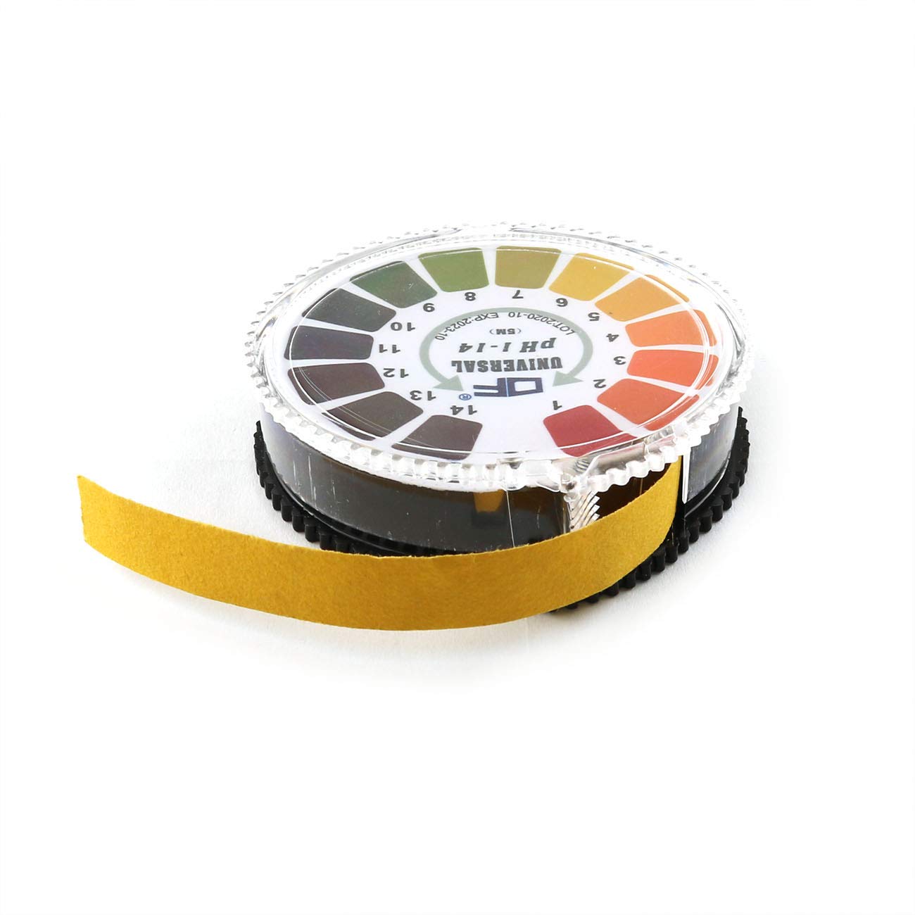 E-outstanding PH Paper 0-14 16.4ft Alkaline Acid Indicator Meter Test Strip Roll with Color Chart for Water Urine Saliva Soil Litmus Accurate Testing Measuring Tool