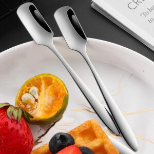 Mini Stirring Spoons, Stainless Steel Espresso Spoons, 4.9 Inch Coffee Spoons, for Desserts, Ice Cream, Tea,Coffee, Milk, Sugar