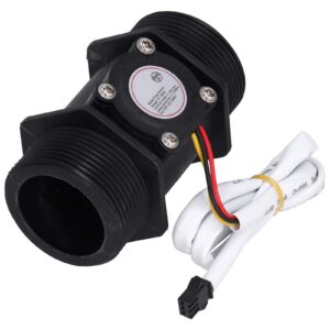 yf-dn40 water sensor module hall turbine flowmeter for swimming pool g1.5in male thread dc 3-24v