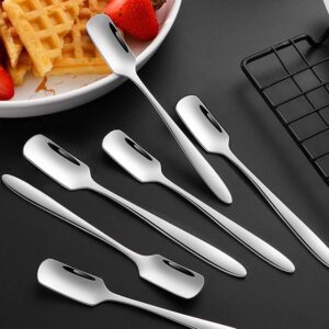 Mini Stirring Spoons, Stainless Steel Espresso Spoons, 4.9 Inch Coffee Spoons, for Desserts, Ice Cream, Tea,Coffee, Milk, Sugar