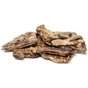 hotspot pets beef lung dog treats -1lb resealable bag- slow roasted all natural dehydrated premium beef chew treats for dogs - no hormones- rawhide alternative snack for all breeds