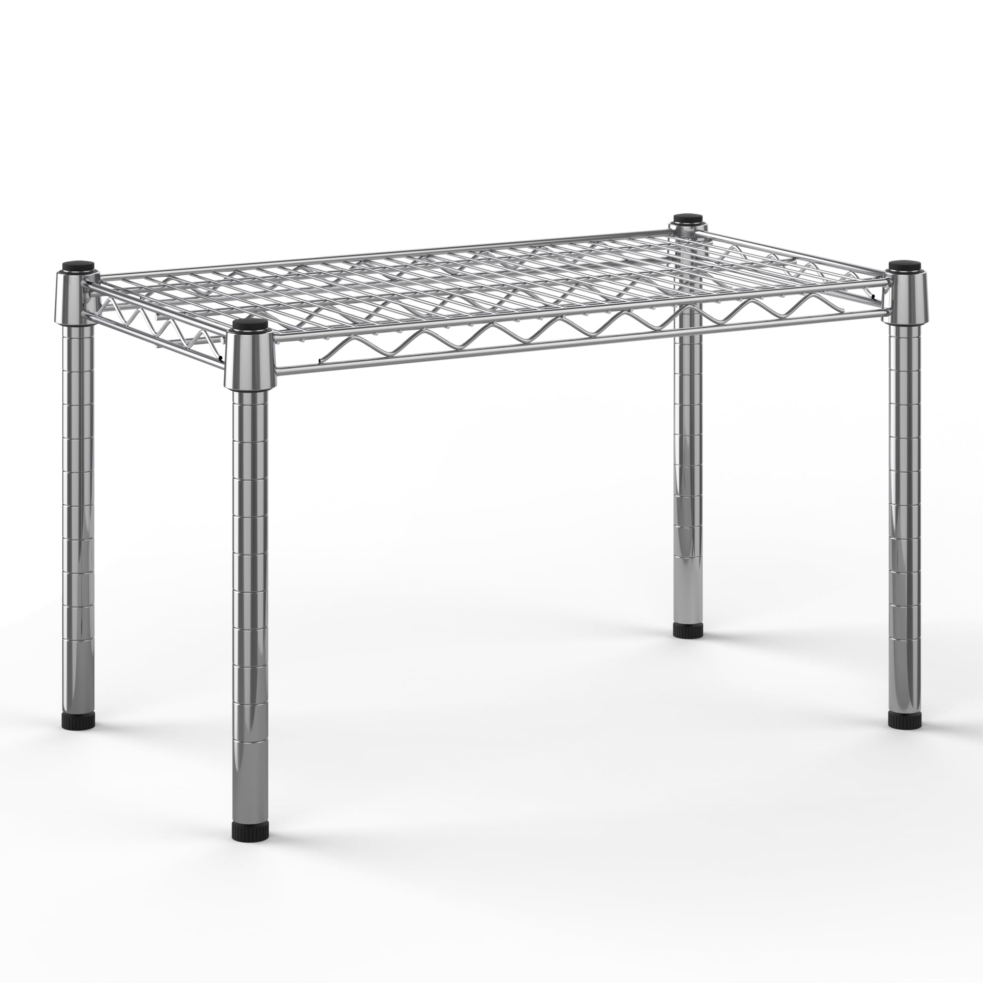 Regal Altair 14''W x 24''L x 14''H Chrome Plated Wire Dunnage Rack | Off The Floor Storage