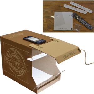 scanner bin - add-on kit (led attachment, stabilizer bars, flat sheet, bumpers)