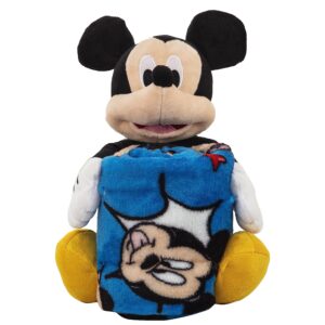 Northwest Mickey Mouse Comic Pop Character Hugger Pillow & Silk Touch Throw Blanket Set, 40" x 50"