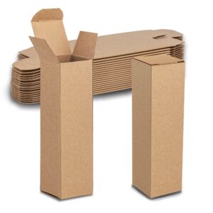 mt products tuck top small kraft paperboard gift box perfect packaging for any occasions easily assembles 2 in x 2 in x 7 in (30 pieces) - made in the usa