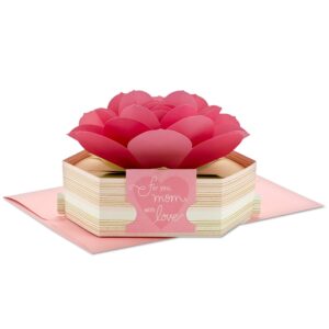 hallmark paper wonder pop up birthday card for mom (blooming rose)