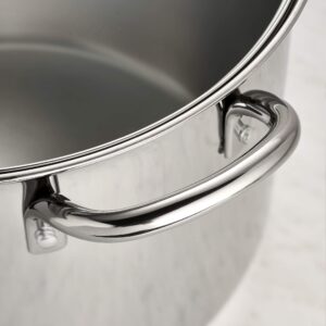 Tramontina Covered Stock Pot Stainless Steel 16 Qt, 80104/120DS