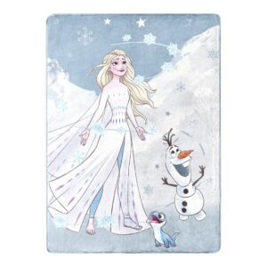 northwest frozen silk touch throw blanket, 46" x 60", snow play